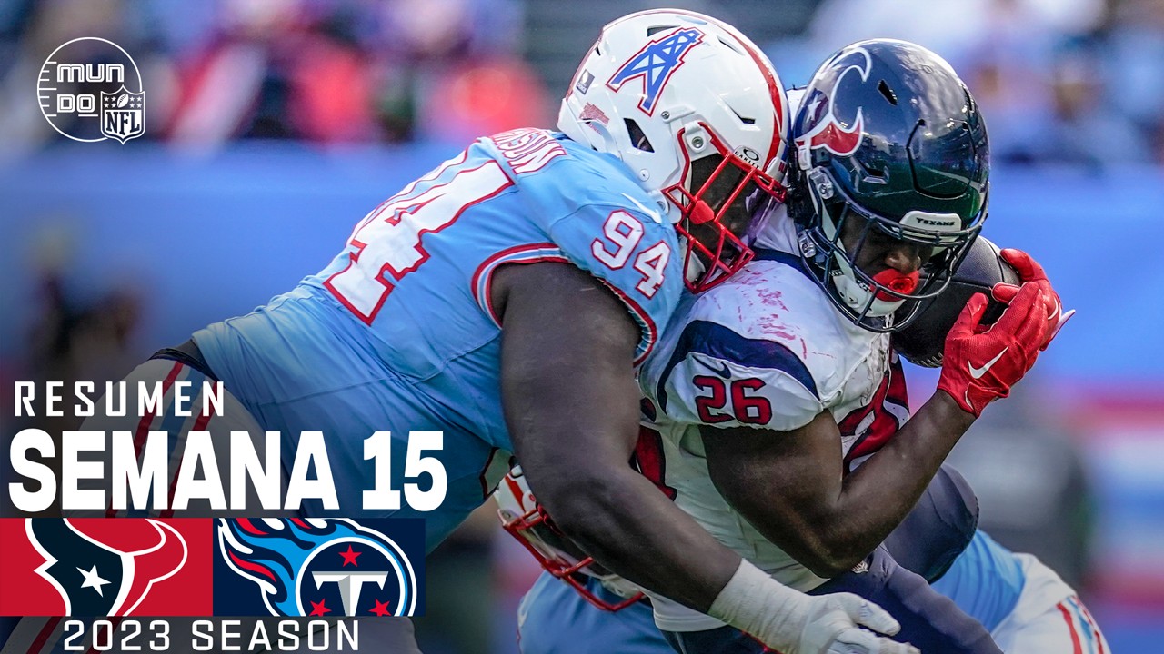 Houston Texans vs. Tennessee Titans | Semana 15 NFL 2023 | NFL ...