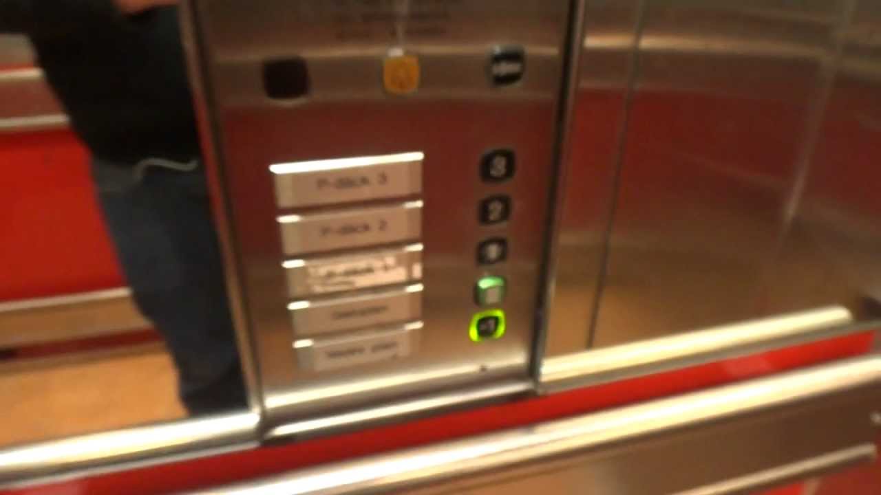 KONE traction elevators @ Gallerian NIAN, Gävle, Sweden. - YouTube