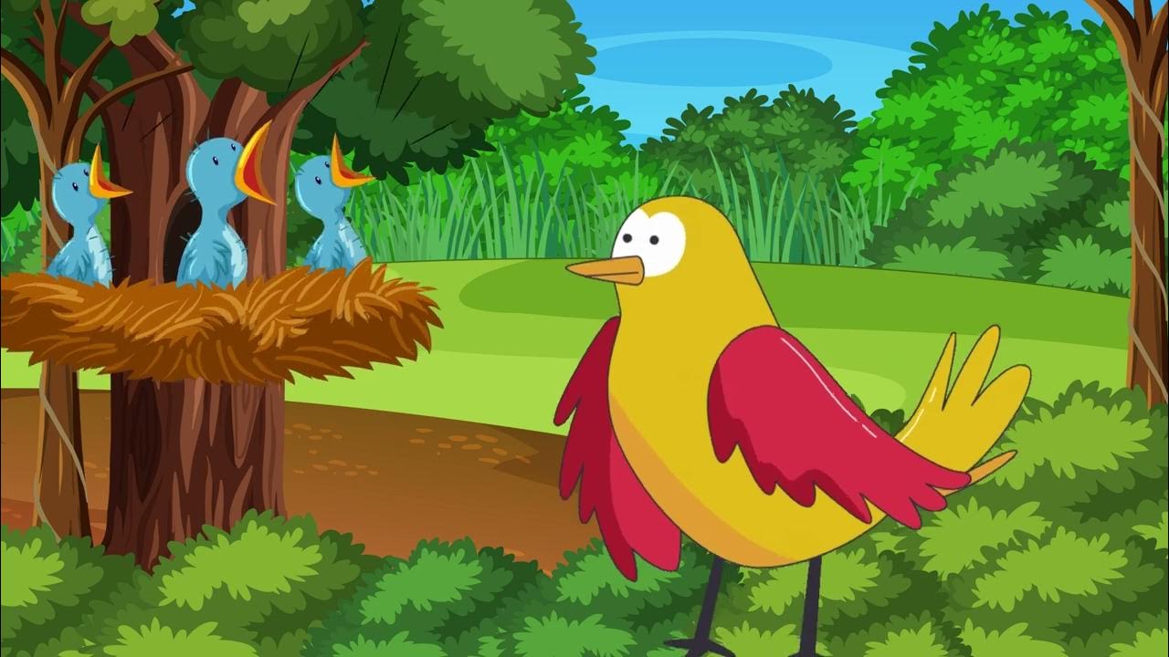 Little Bird song Singing Bird Nursery Rhymes and kids songs | once I ...