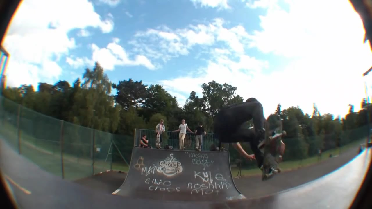 Jake Collett Massive Indie Grab 180 Attempt Pittville Skatepark - YouTube