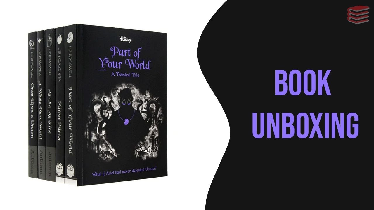 Disney Twisted Tales Collection 5 Books Set - Book Unboxing - YouTube