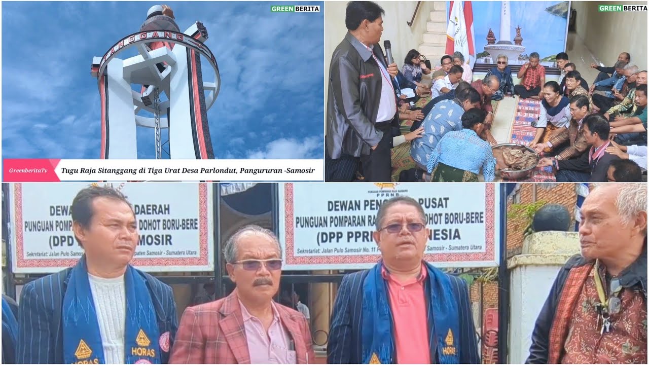 JELANG Peresmian Tugu RAJA SITANGGANG, PURASITABOR Mohon Doa Restu ...