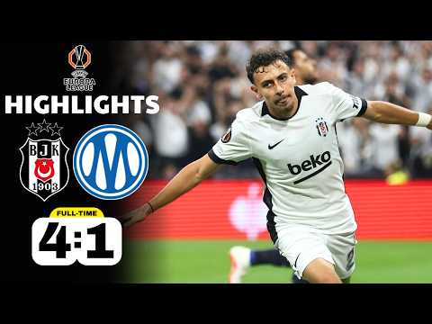 Beşiktaş J.K - Marseille 4-1 Maç Özet & İlhan Fakılı Golü | UEFA Avrupa Ligi Elemeleri 2026