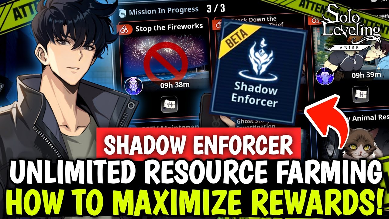 Shadow Enforcer Full Guide! How To MAXIMIZE Rewards | Solo Leveling ...
