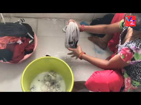 No Bra | Daily Wear dress wash | clean vlog
