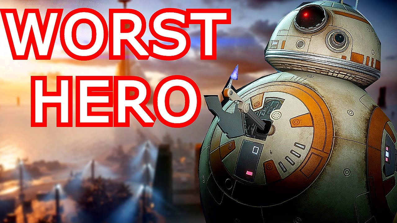 The Worst Hero In Star Wars Battlefront 2! - YouTube
