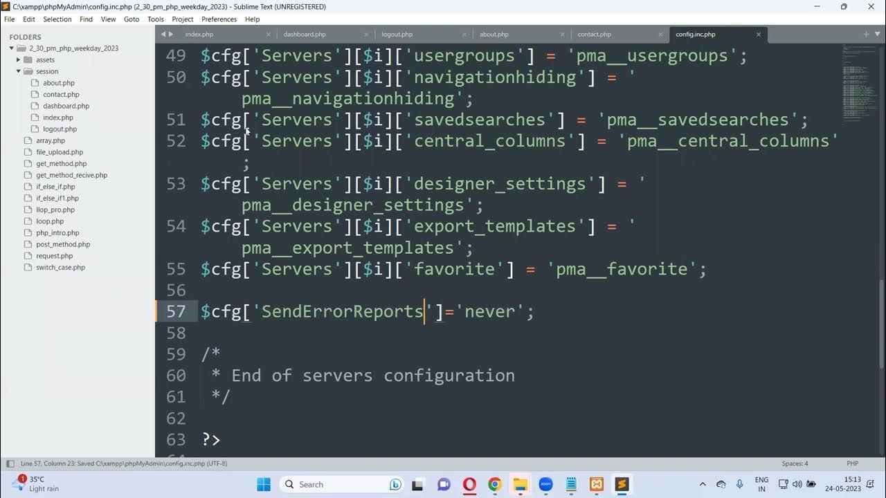 PHP 8th class - YouTube