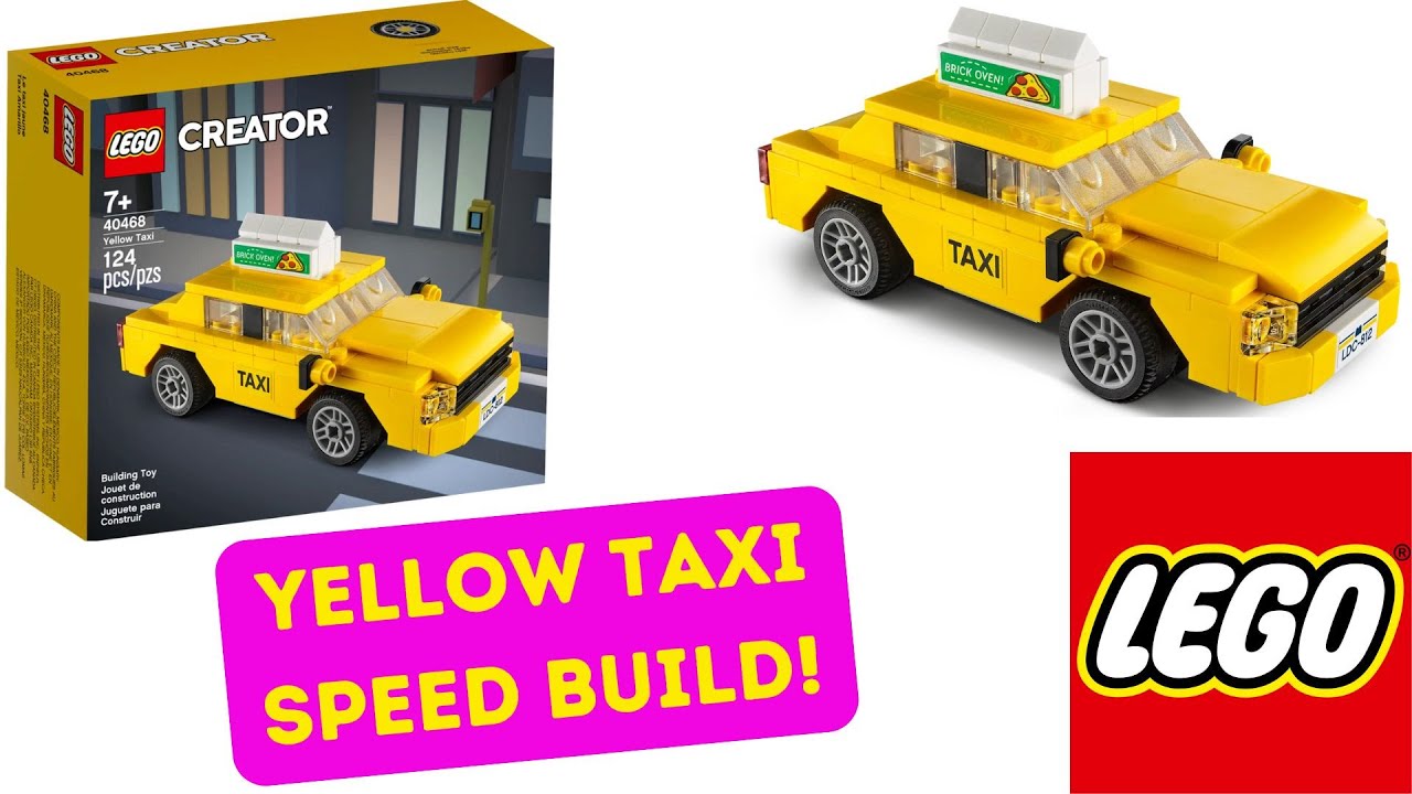 8X Speed Build the LEGO Creator Yellow Taxi! Let's Get You Where You ...