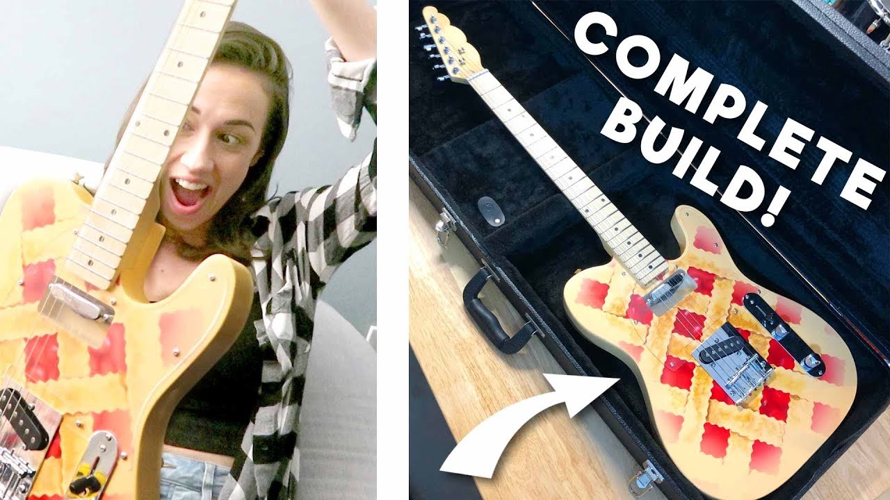 Complete Build Compilation - Colleen Ballinger's Waitress Guitar - YouTube