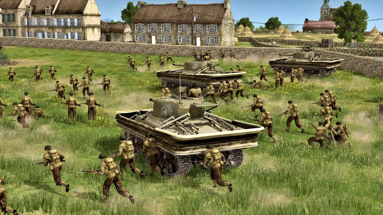 Battle of Vierville-sur-Mer (1944) | Gates of Hell Liberation - YouTube