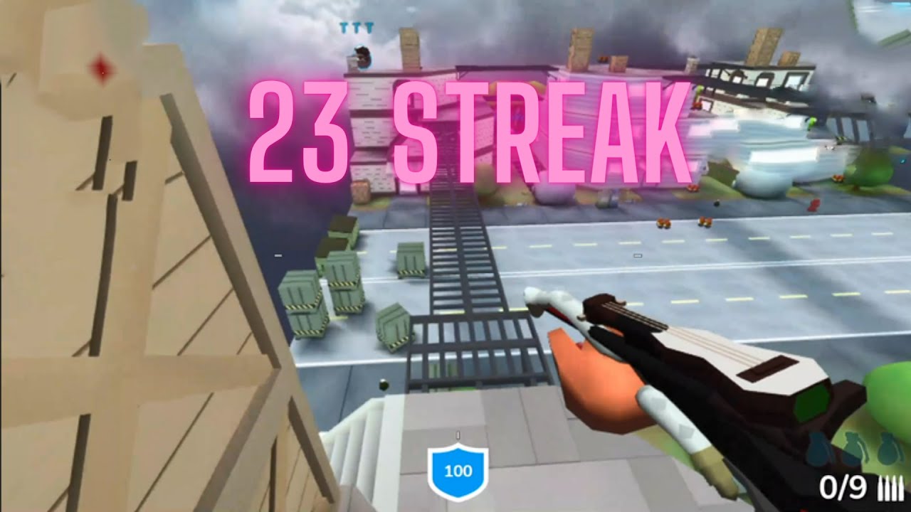 23 Streak Kill With Crack Shot!| Shell Shockers - YouTube