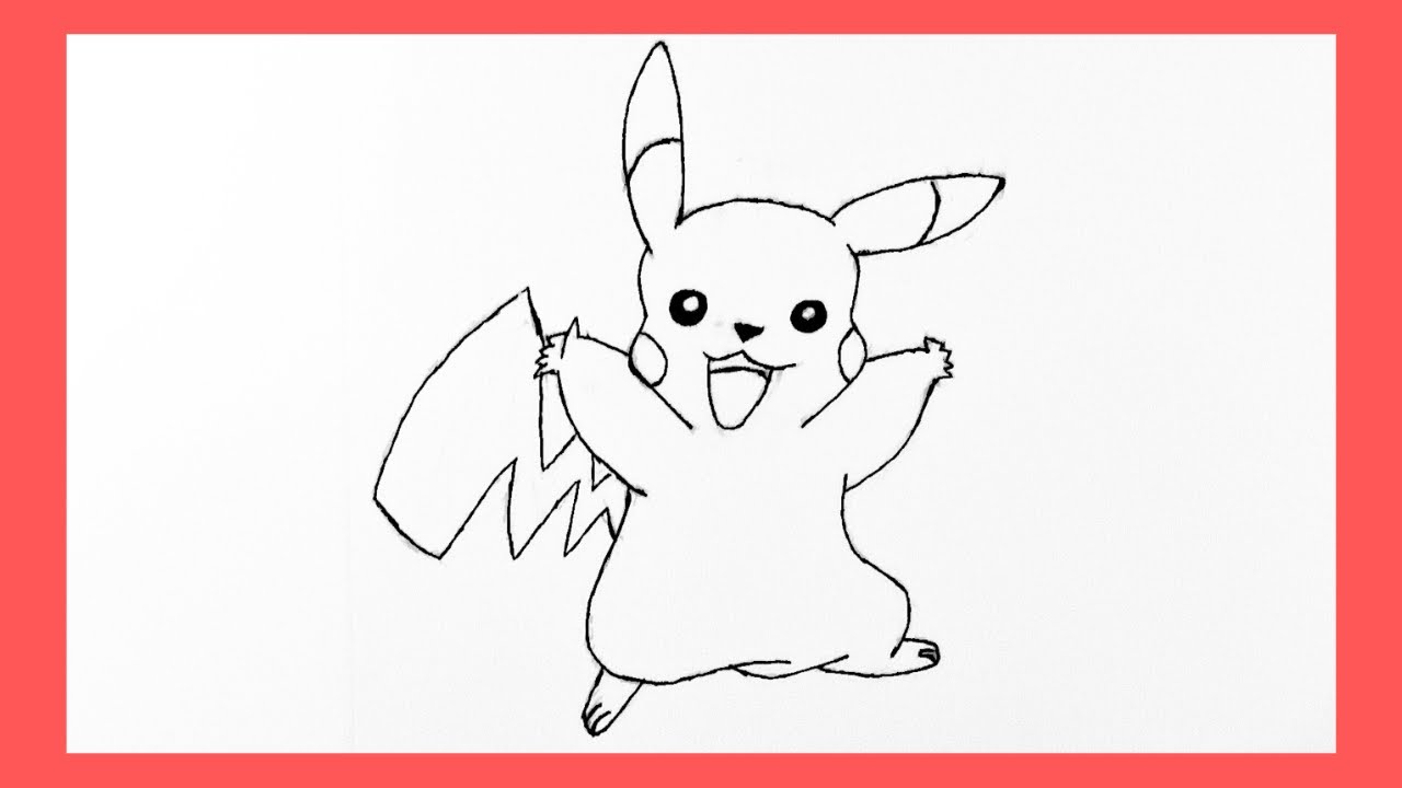 How to Draw Pikachu - YouTube
