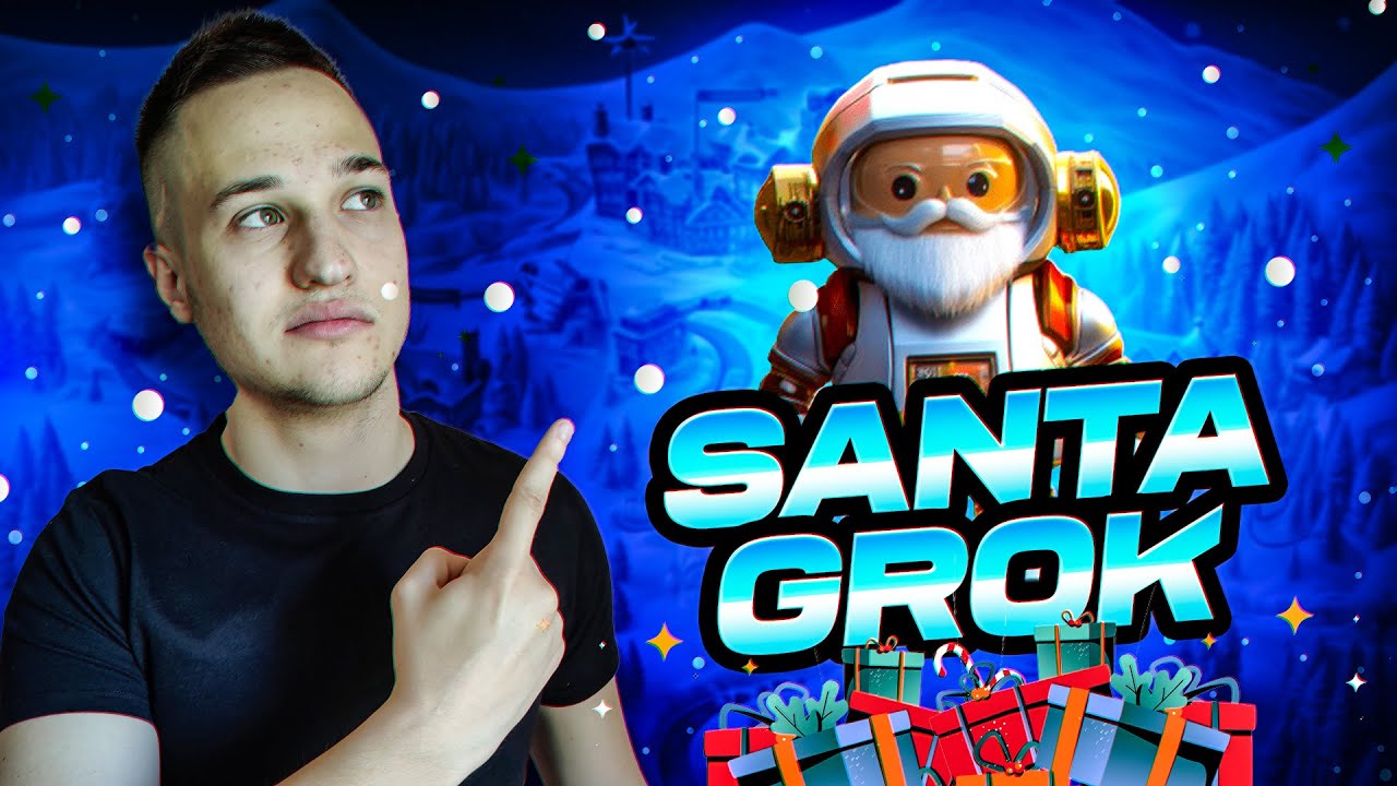 SANTA COMES WITH A BIG GIFT FOR US! 🔥 Santa Grok 🔥 NEWEST GROK VERSION ...