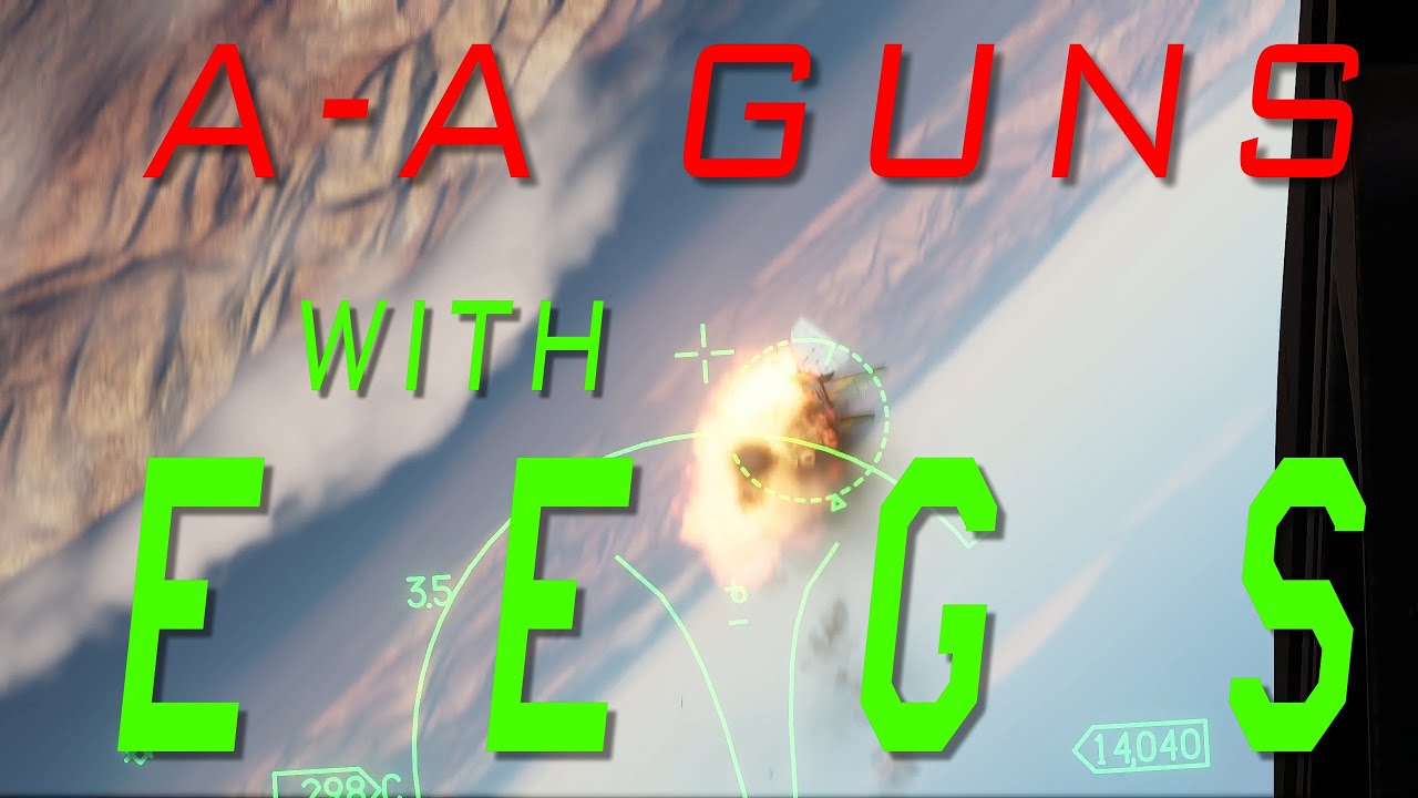 DCS: F-16 A-A Guns with the EEGS - YouTube