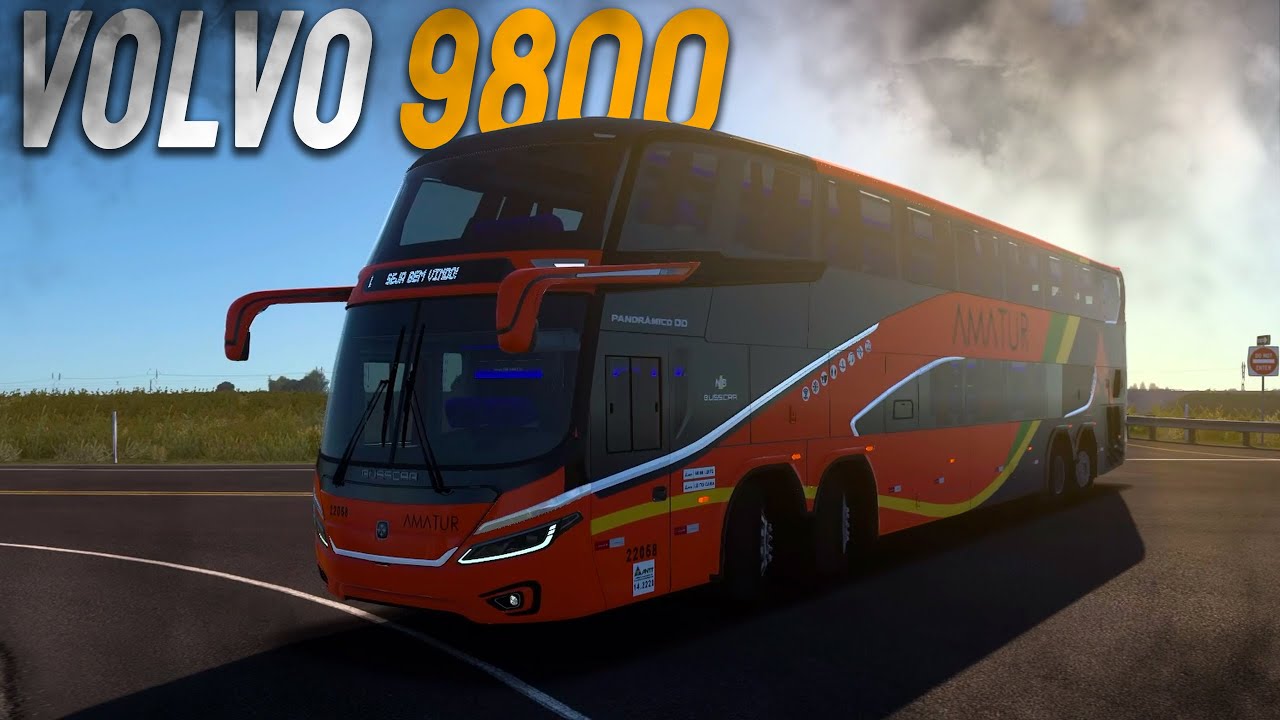 Volvo 9800 Luxury Bus Gameplay | Ultra Realistic Driving Experience 4K ...