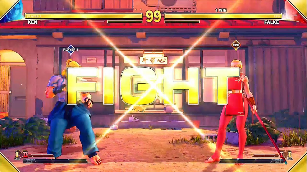 Ken vs. Falke (Hardest AI) | Streetfighter V [4K 60FPS] - YouTube