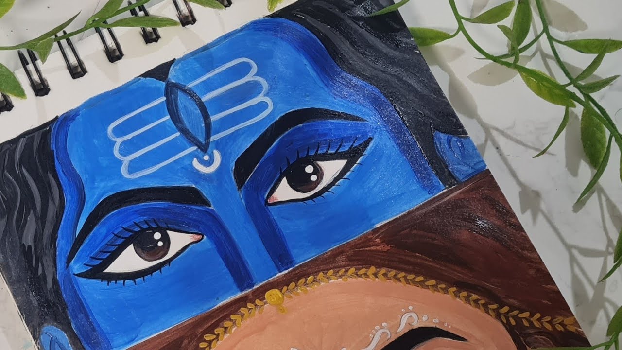 How to draw lord shiva eyes/easy drawing of mahadev step by step ...
