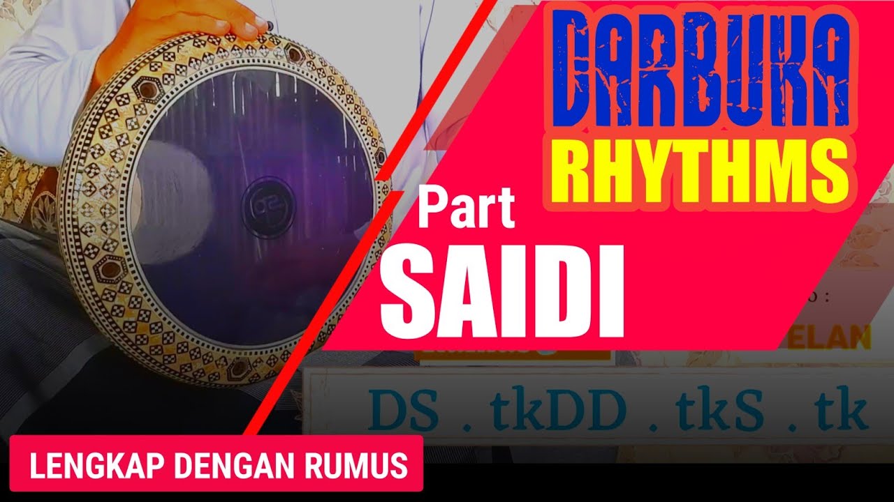 Tutorial Darbuka Rhythm SAIDI - YouTube