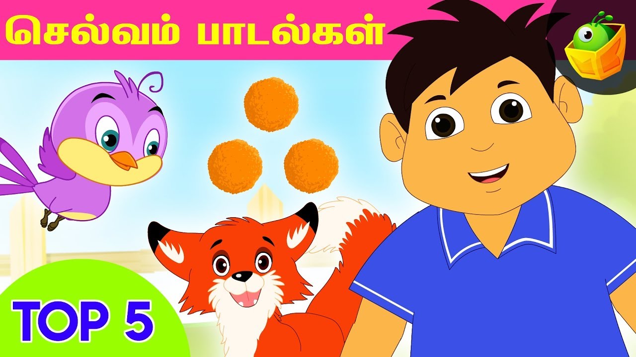 Top 5 செல்வம் பாடல்கள் | Selvam Songs | Tamil Rhymes for Kids | Pooja ...