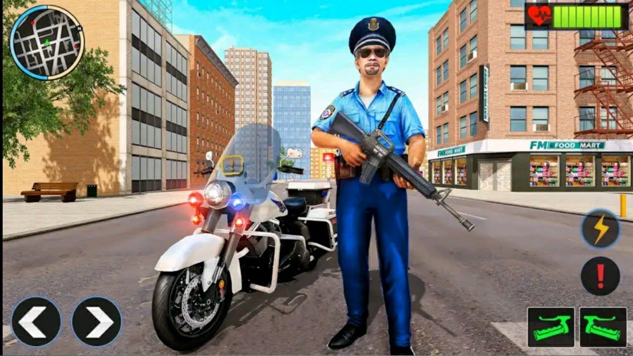 Motor Patroli Polisi Tembak Penjahat - Game Polisi Android Gameplay ...