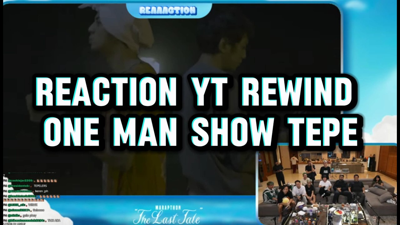 REACTION RIA , YB,TARA,GEMA LIAT ONE MANSHOW TEPE marapthonseason3 # ...