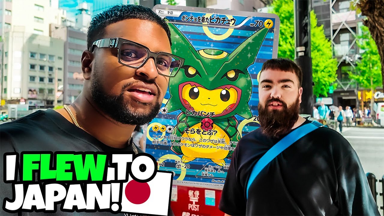 I Flew To Japan Just For Pokemon Cards! 🇯🇵 - YouTube