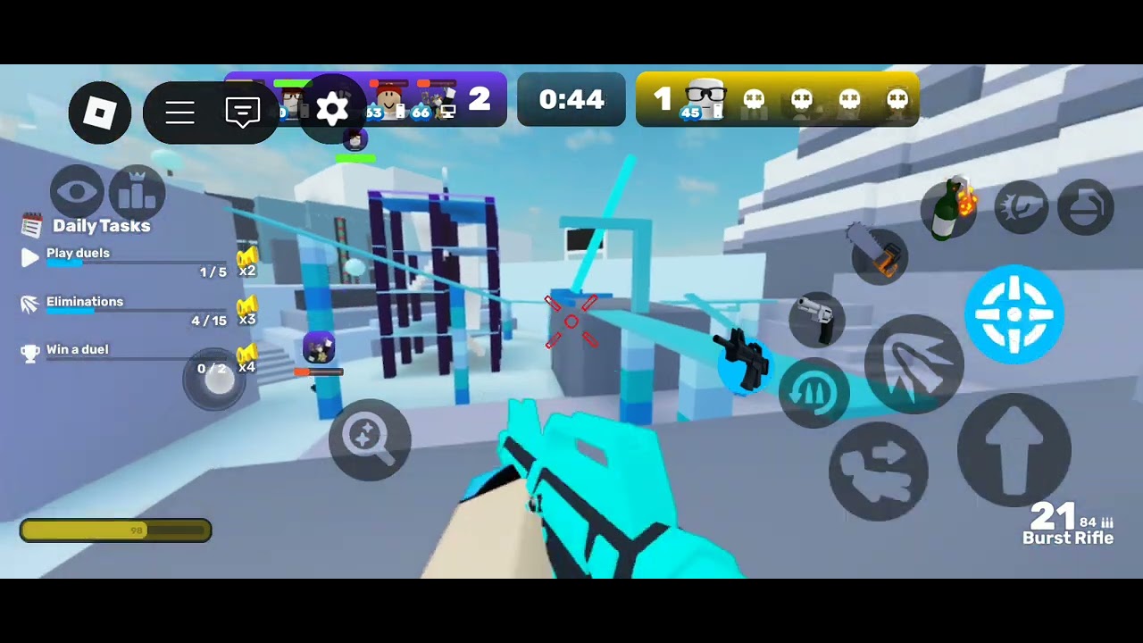 Playing Roblox Rivals And 5v5 Battle But We Lost😐 - YouTube