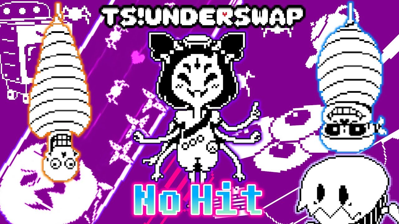 【No Hit!!!】TS!Underswap Muffet fight Compassion Route - YouTube