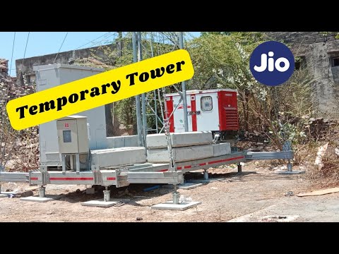 jio tower installation process||jio network problem||cow site towers ...