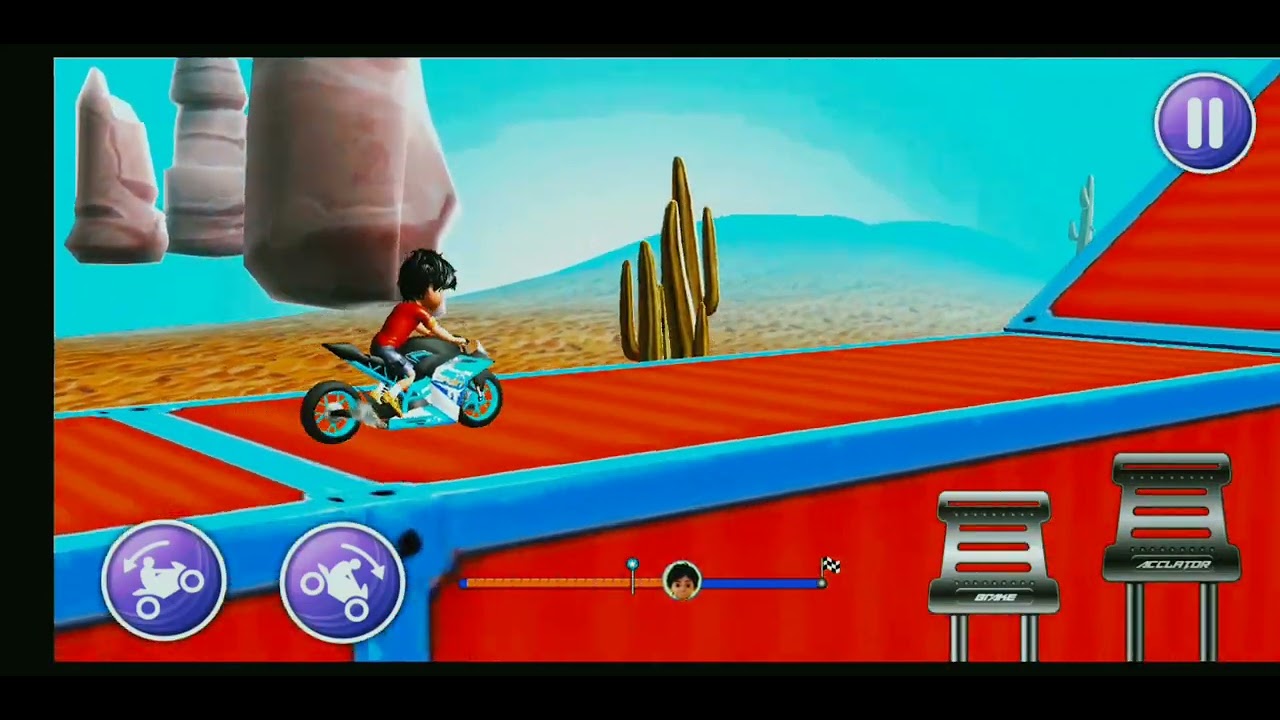 Shiva bike racing in a desert. - YouTube