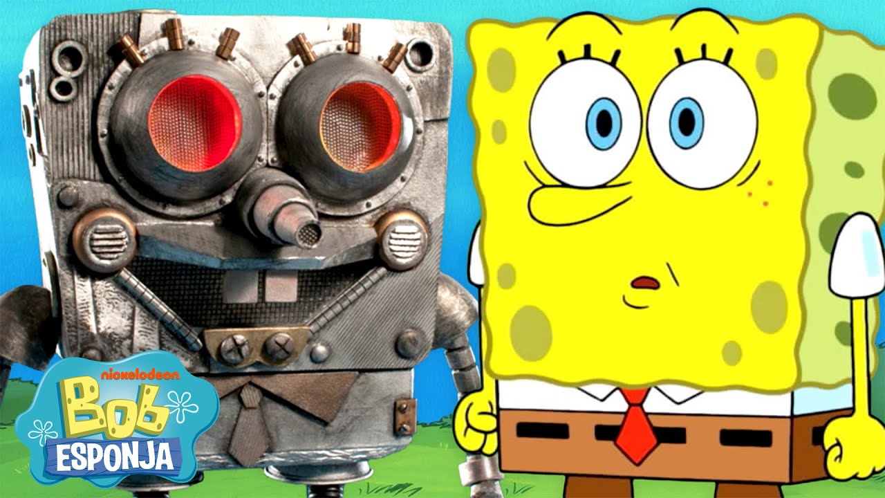 Bob Esponja | 60 Minutos de ROBOTS 🤖 | Bob Esponja en Español - YouTube