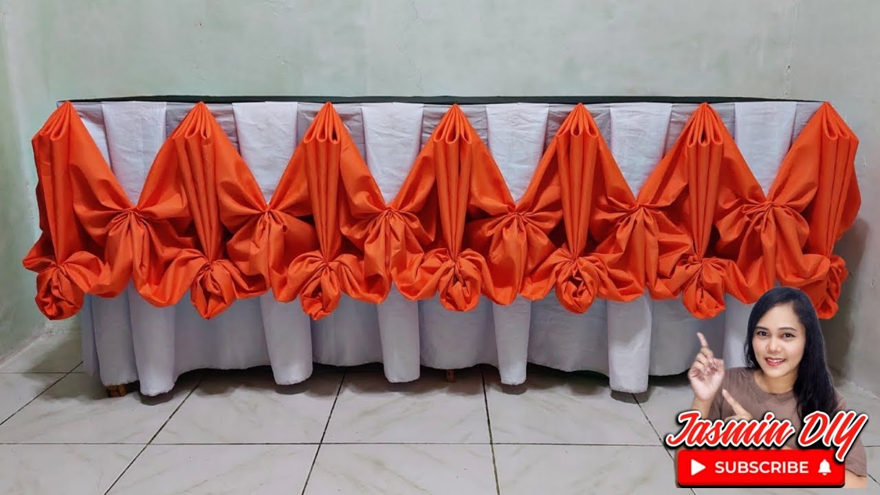BUTTERFLY DESIGN #6 BOXPLEATS & TRIPLE PLEATS Table Skirting Ideas #diy ...