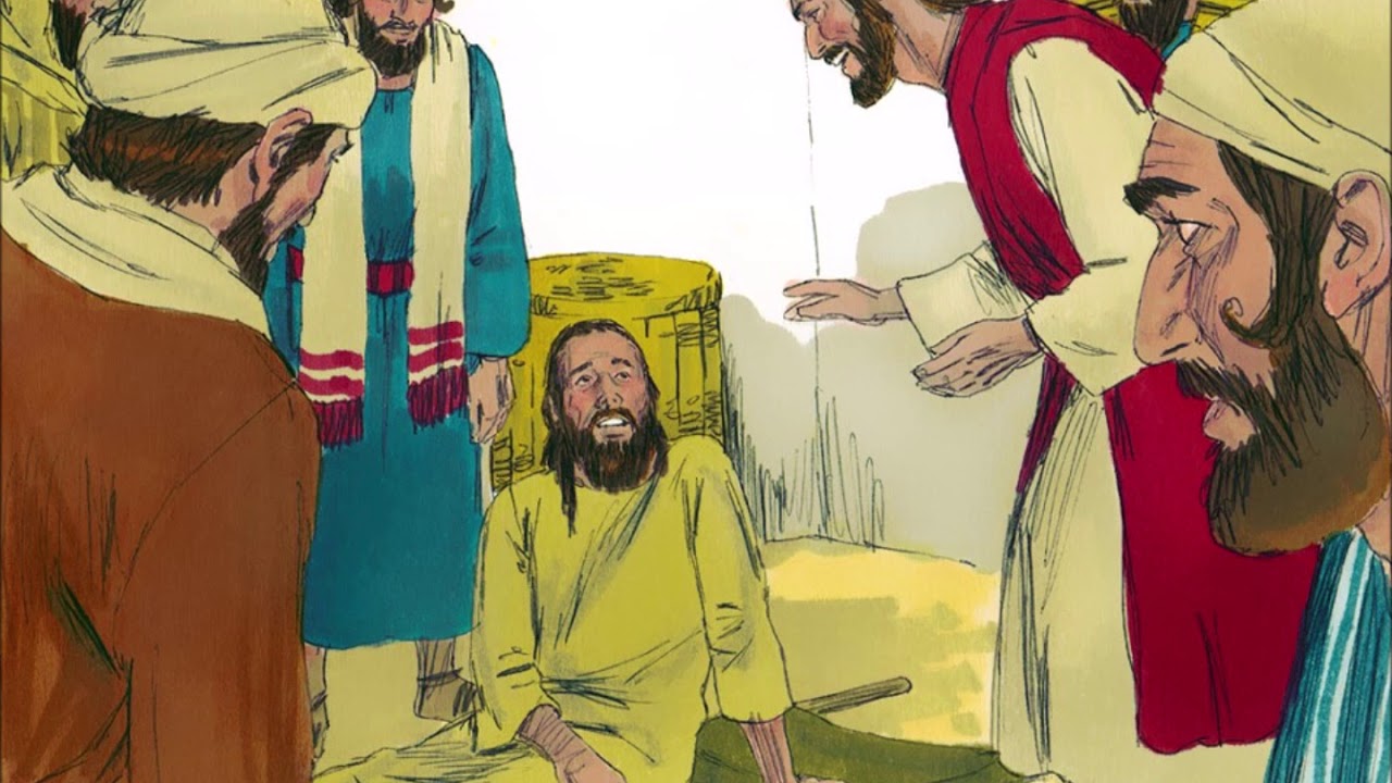 The story of Jesus healing a Paralysed man - YouTube