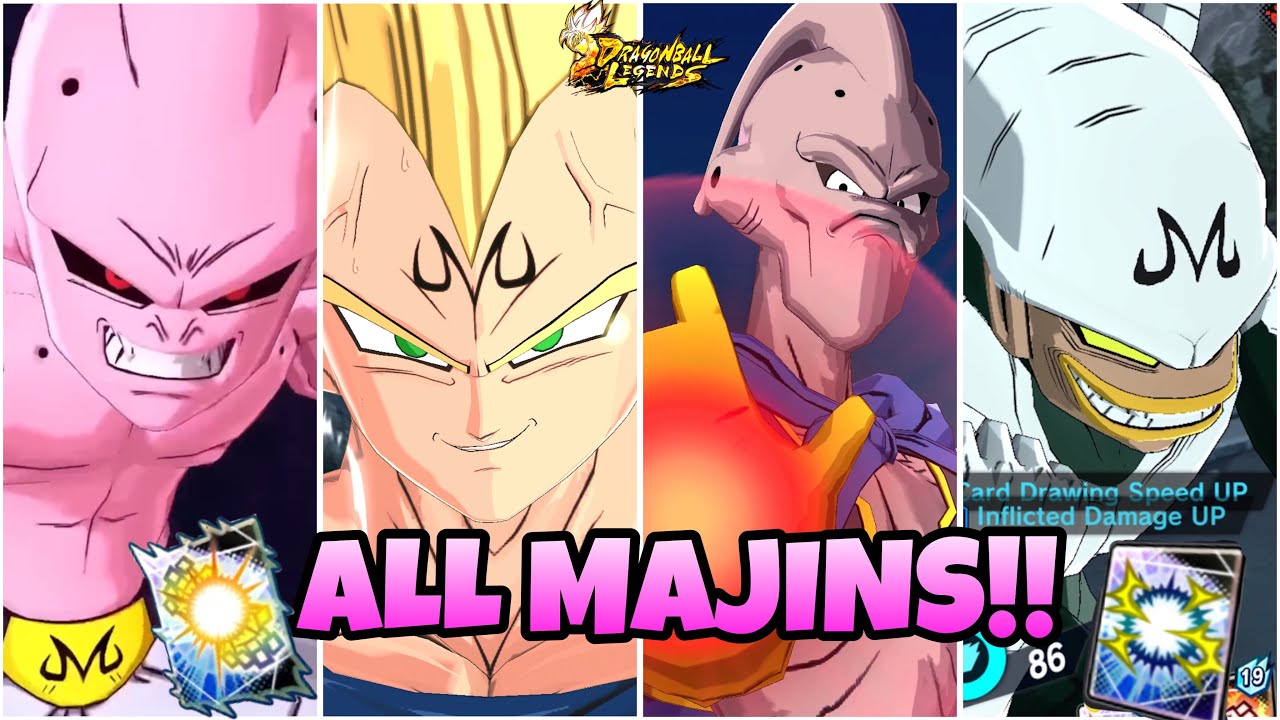 🔥EVERY TYPE OF MAJINS ULTIMATE CARD AND SPECIAL MOVE CARDS IN DRAGON ...