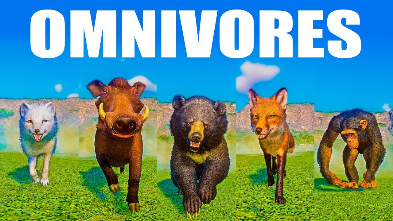 Omnivores Category Speed Races in the mist in Planet Zoo included Red ...