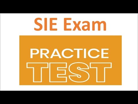 SIE Exam FREE Kaplan Practice Test 3. EXPLICATED. Hit pause, answer, hit play reveal answer.