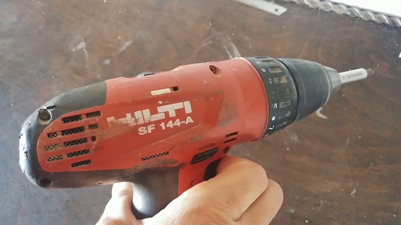 Hilti Akkuschrauber SF 144-A - YouTube