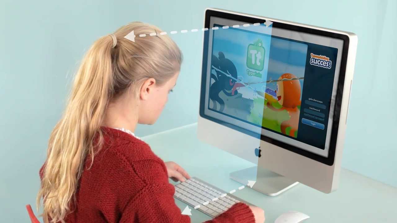 De juiste houding achter je computer - YouTube