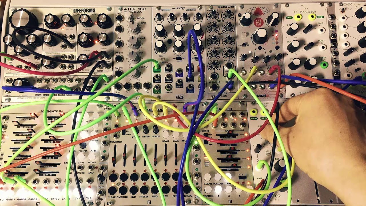 Simple Techno Modular Jam - YouTube