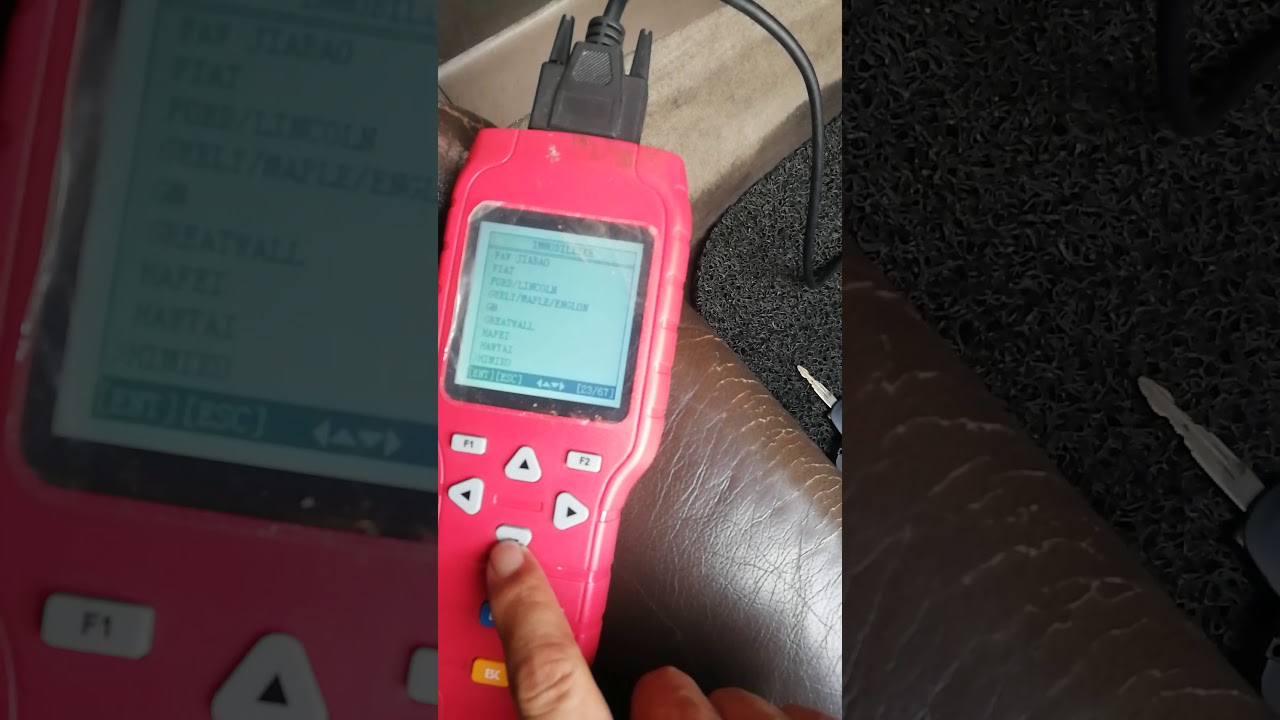 PROGRAMMING PROTON IMMOBILIZER KEY 02 - YouTube