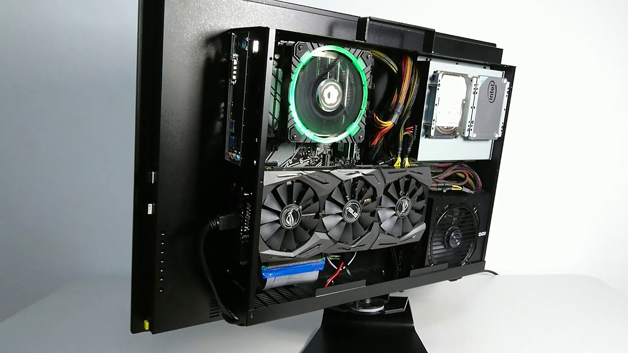 innox 27" DIY AIO PC intel i7 Asus Nvidia GTX 1080ti - YouTube