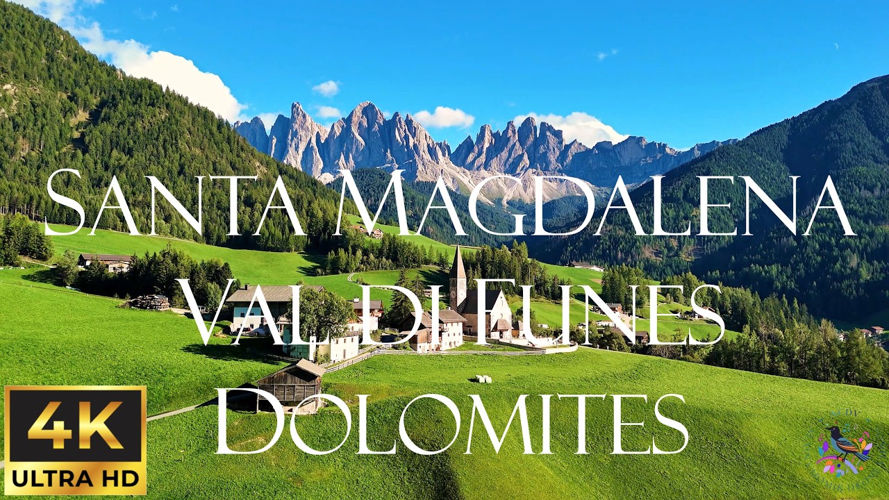 Santa Magdalena | Val di Funes | Dolomites | 4K Scenic Relaxation Film ...