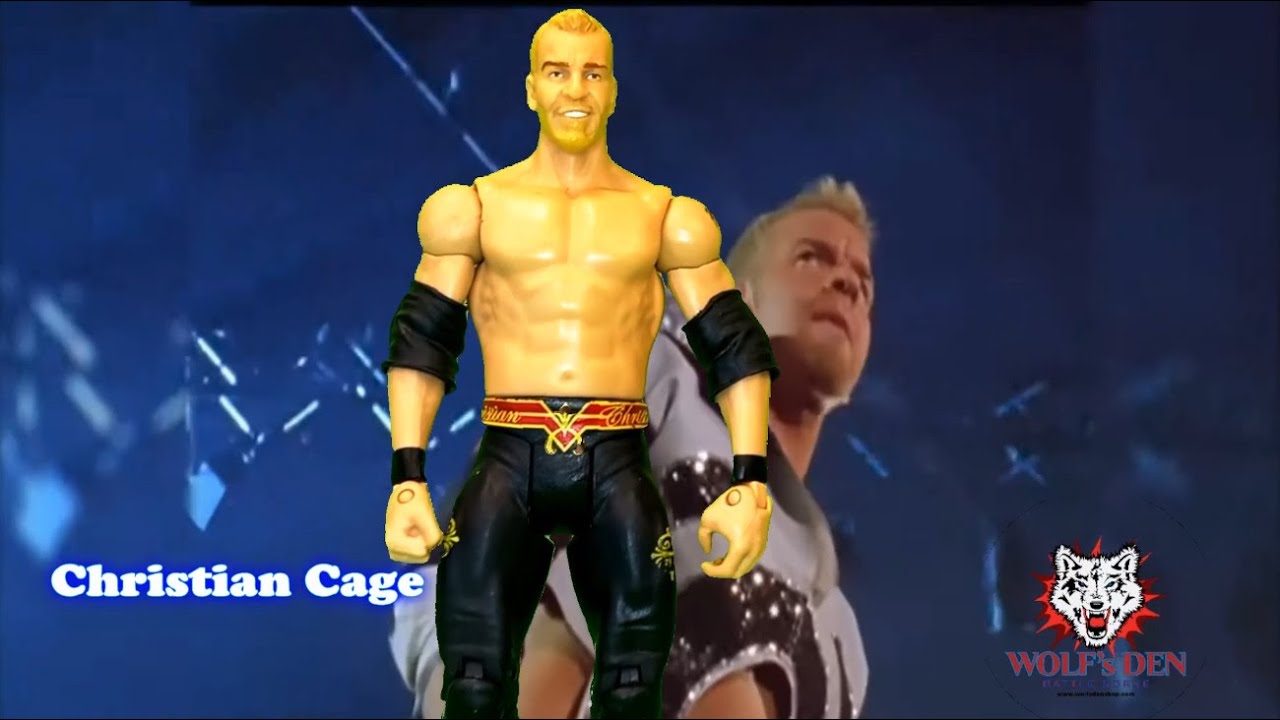 Christian Cage AEW WWE Wrestling Action Figure - YouTube
