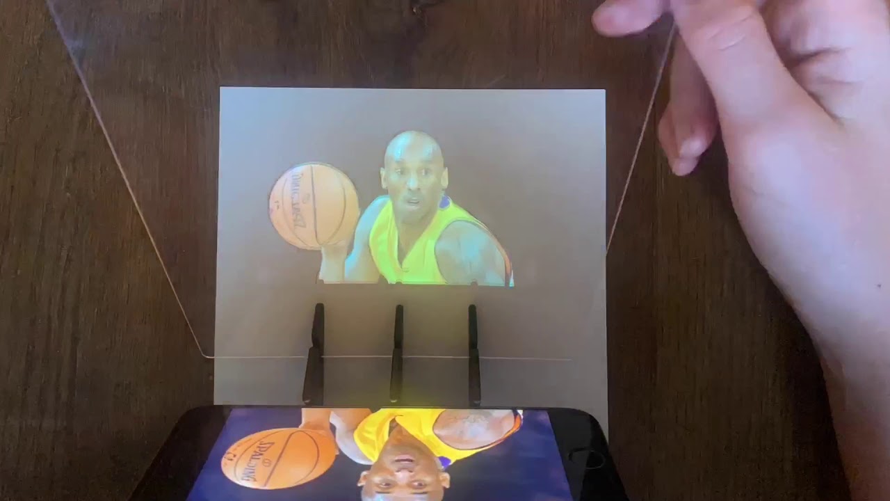 Trying a projective copy pad to sketch Kobe Bryant! - YouTube