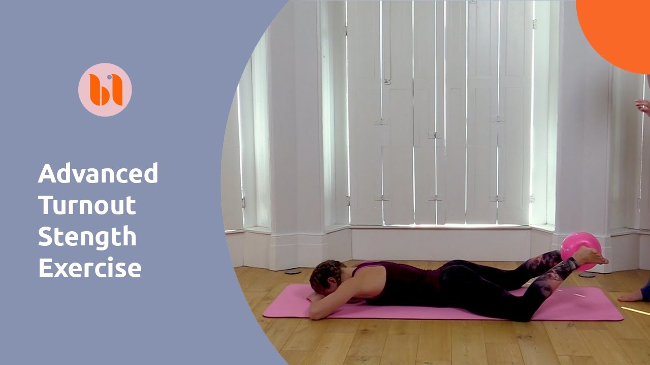 Advanced Turnout Strength Exercise - Heel Squeeze with Ball | Ballet ...