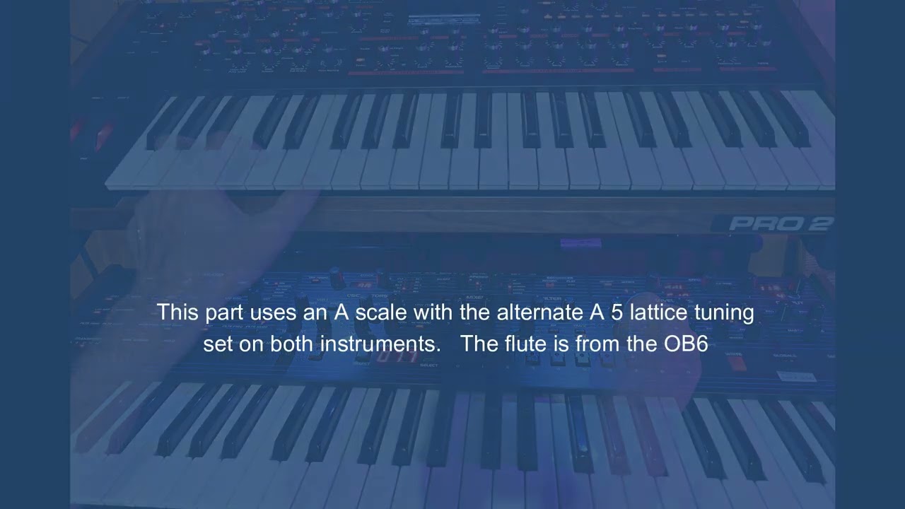 Pro 2 and OB6 Synthesizer - YouTube