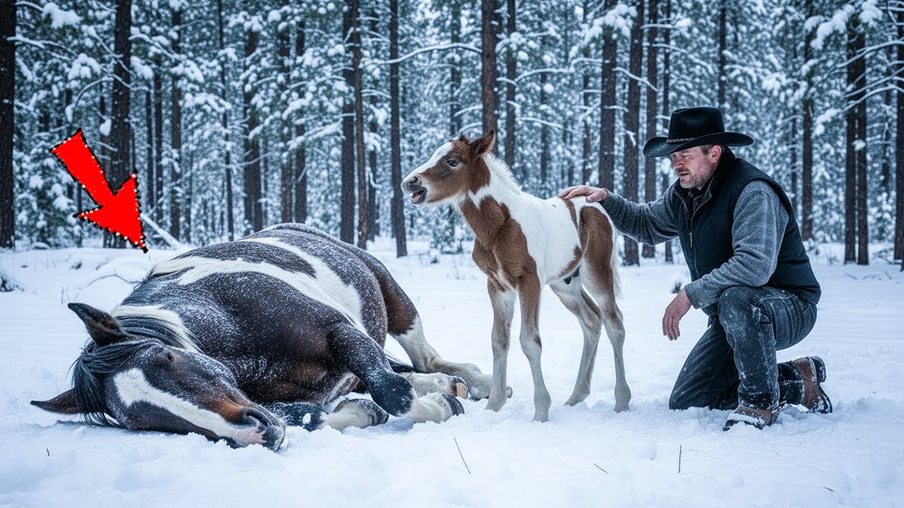 Cowboy Found a Foal Crying Beside Its Dead Mother — What Happened Next ...