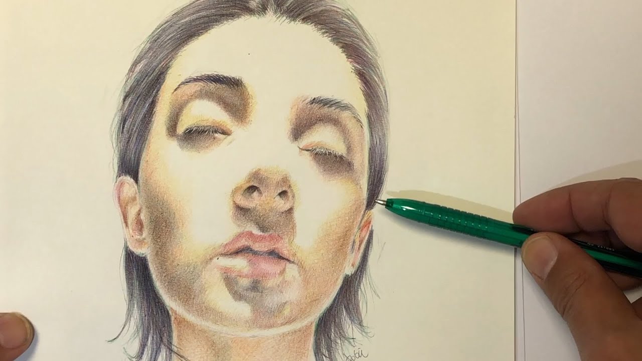 Drawing Tutorial: How to create natural black in pen without using the ...