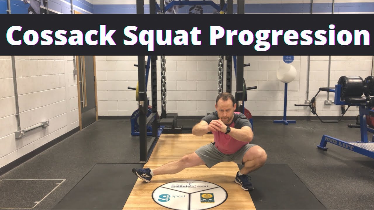 Simple Cossack Squat Progression - YouTube