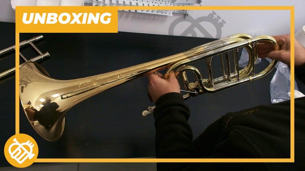 UNBOXING Trombon Bajo Shires Q36 GR - YouTube